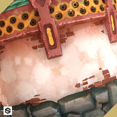 ArtStation - Stylized Texture Exploration : Ancient Hut