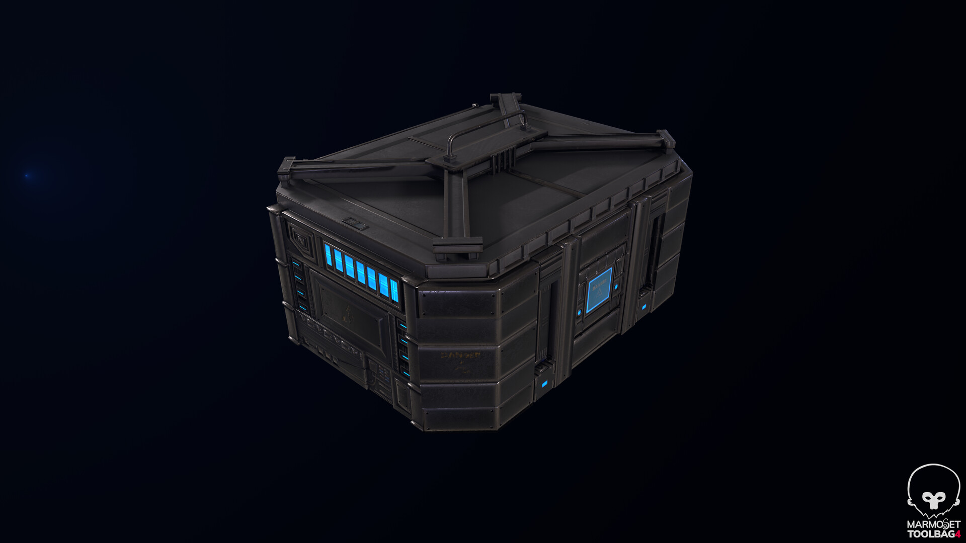 ArtStation - Crate 6 - High Fantasy Cyberpunk Scene Asset ...