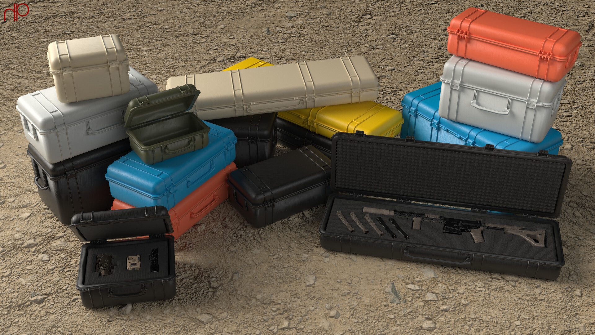 ArtStation - Procedural Modelling: Storage Case
