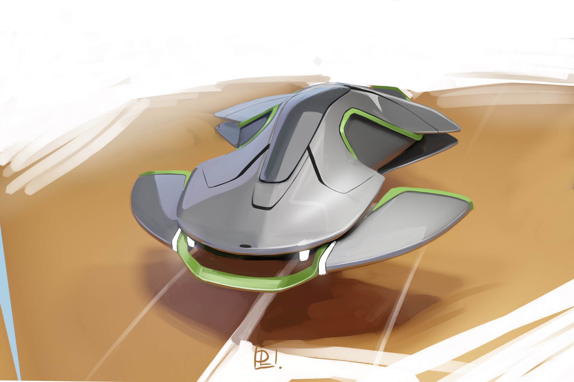 ArtStation - Hover car
