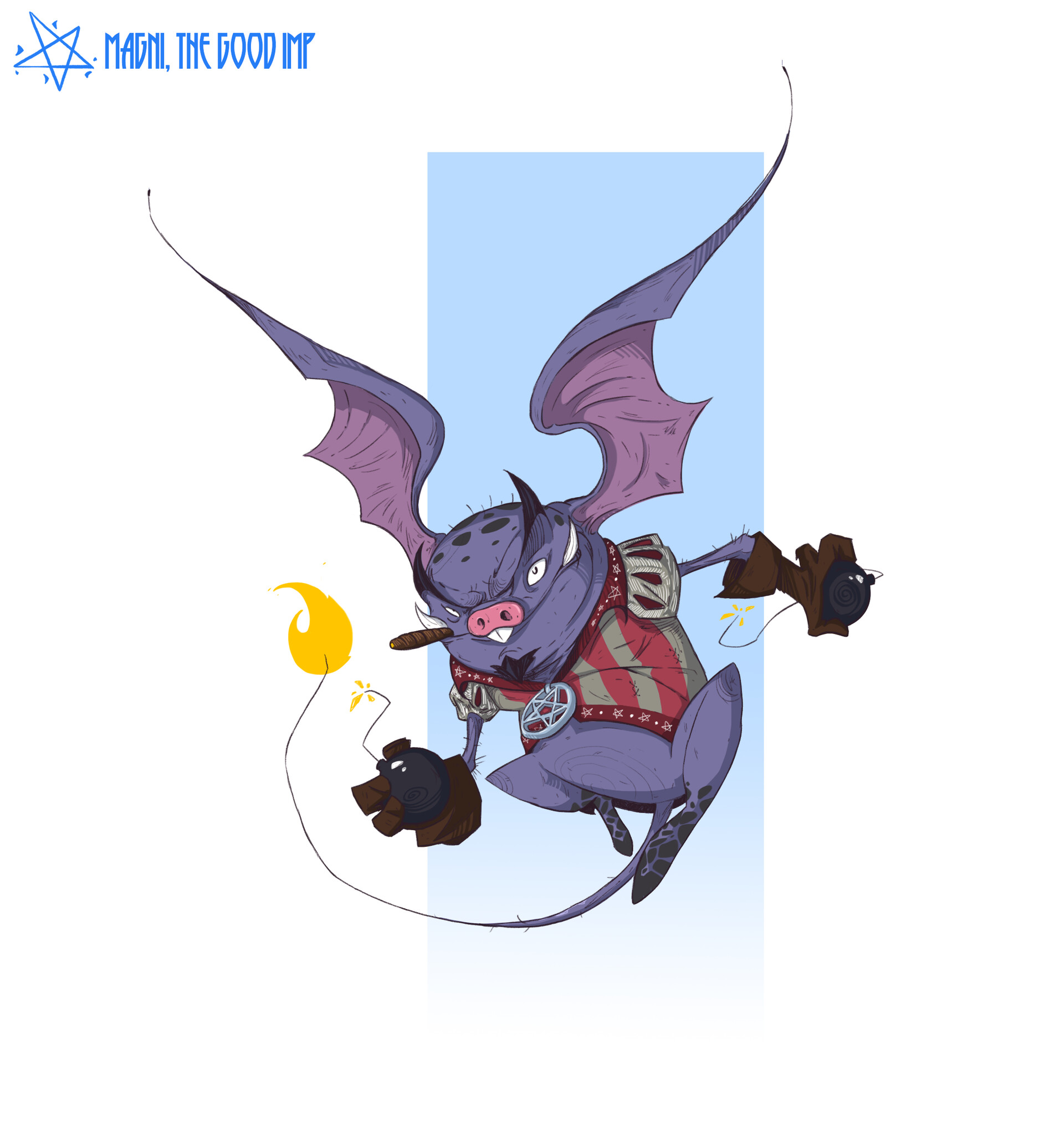 ArtStation - BOX OF MYSTERY (Mischievous character design process)