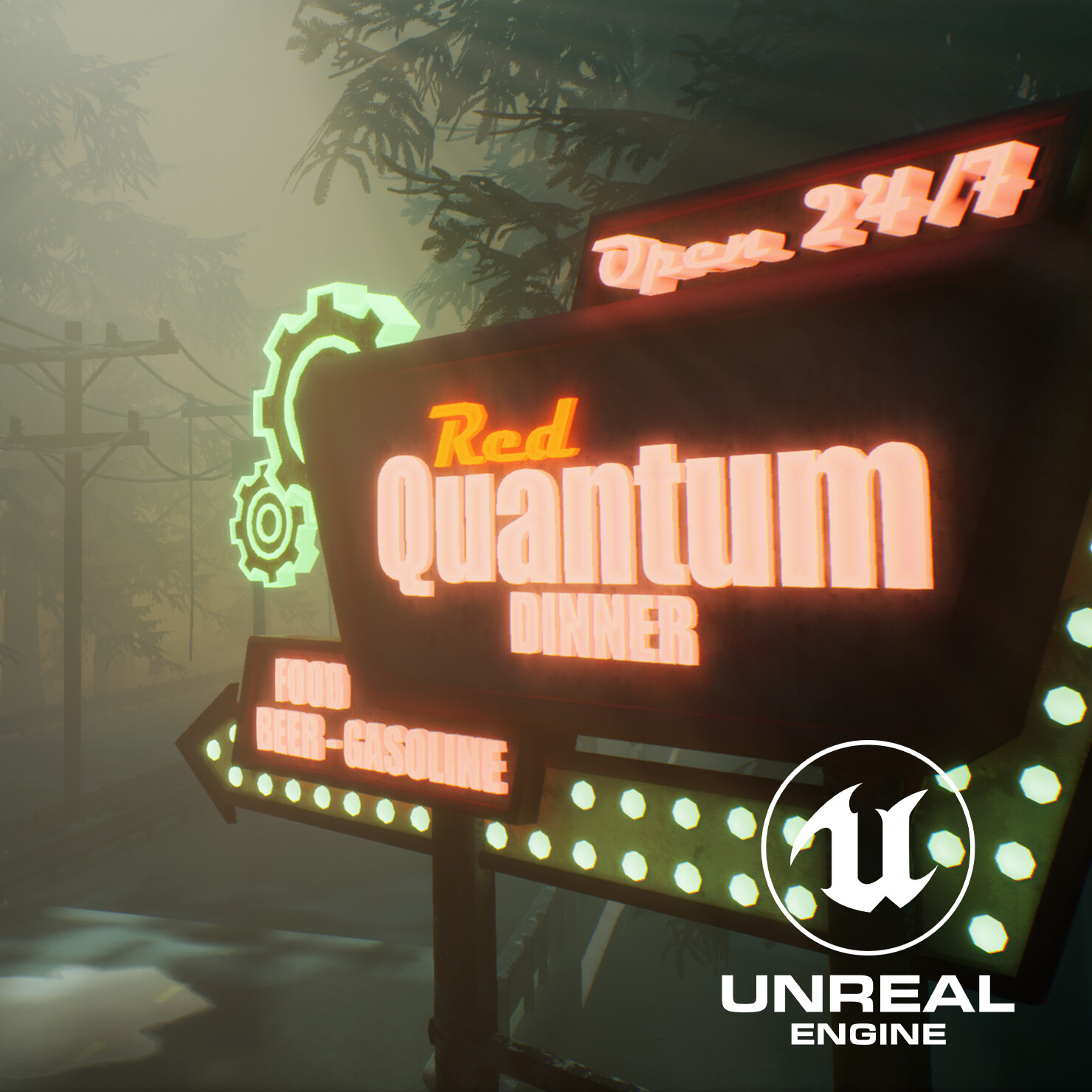 ArtStation - Red Quantum Dinner - Dark Ambient