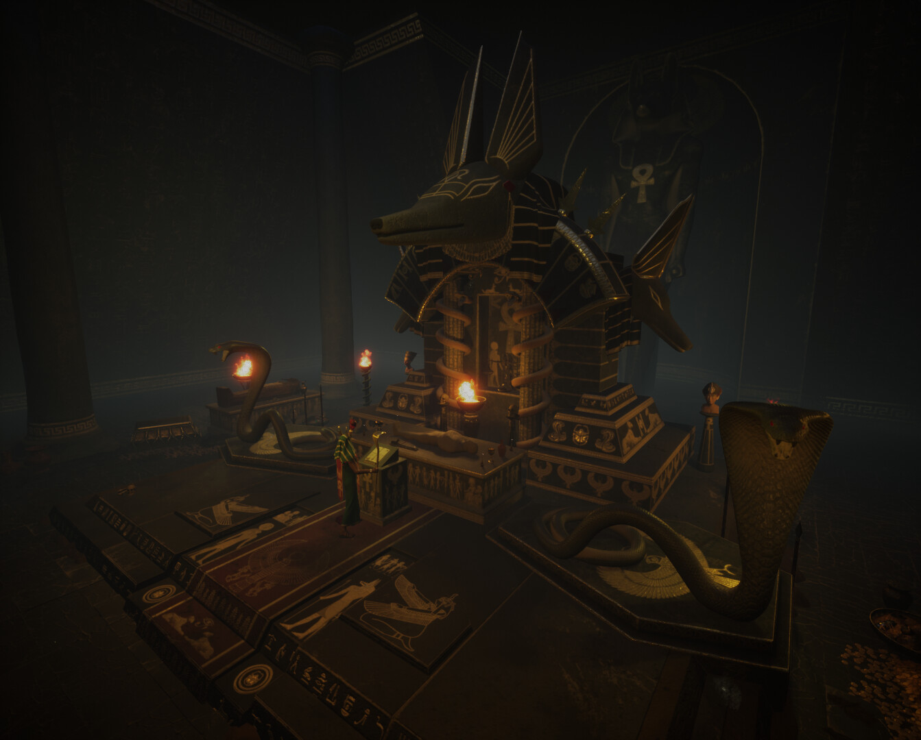 ArtStation - Altar of Anubis - Game Environment Demo Reel 2021