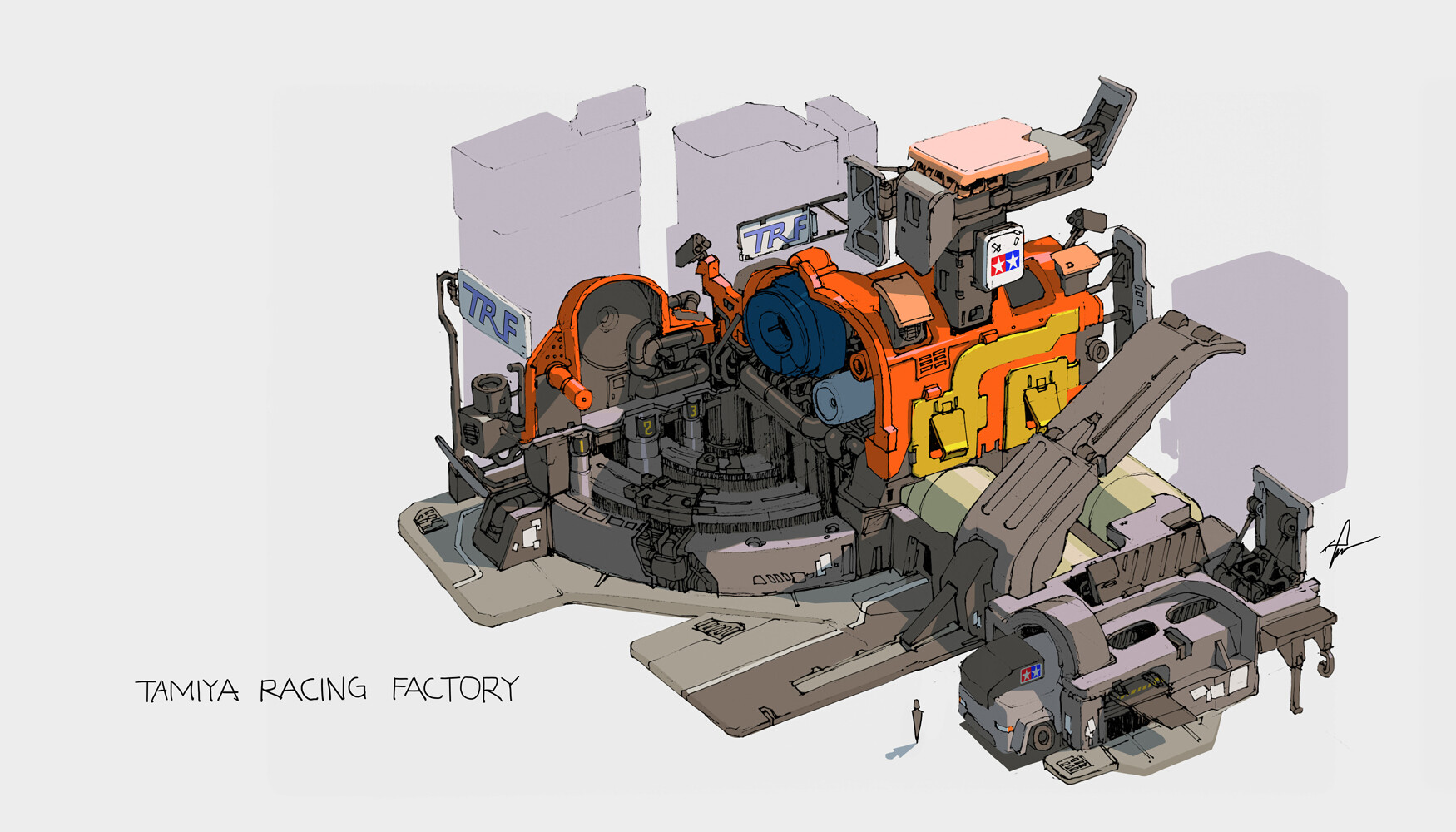 ArtStation - Tamiya Racing Factory