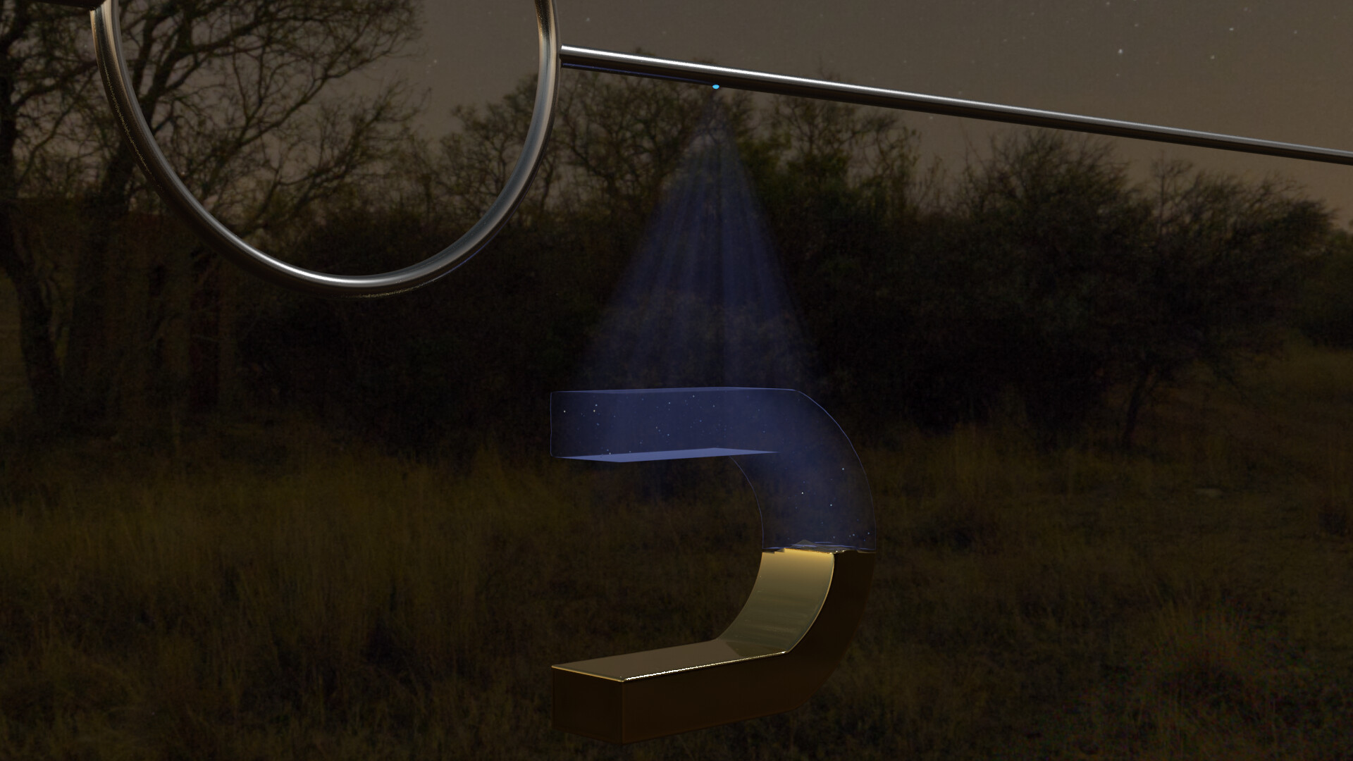 ArtStation - Hologram 3D Printer (developmental) for my logo sequence