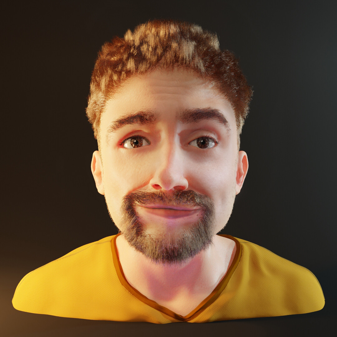 ArtStation - Realistic 3D Self Portrait