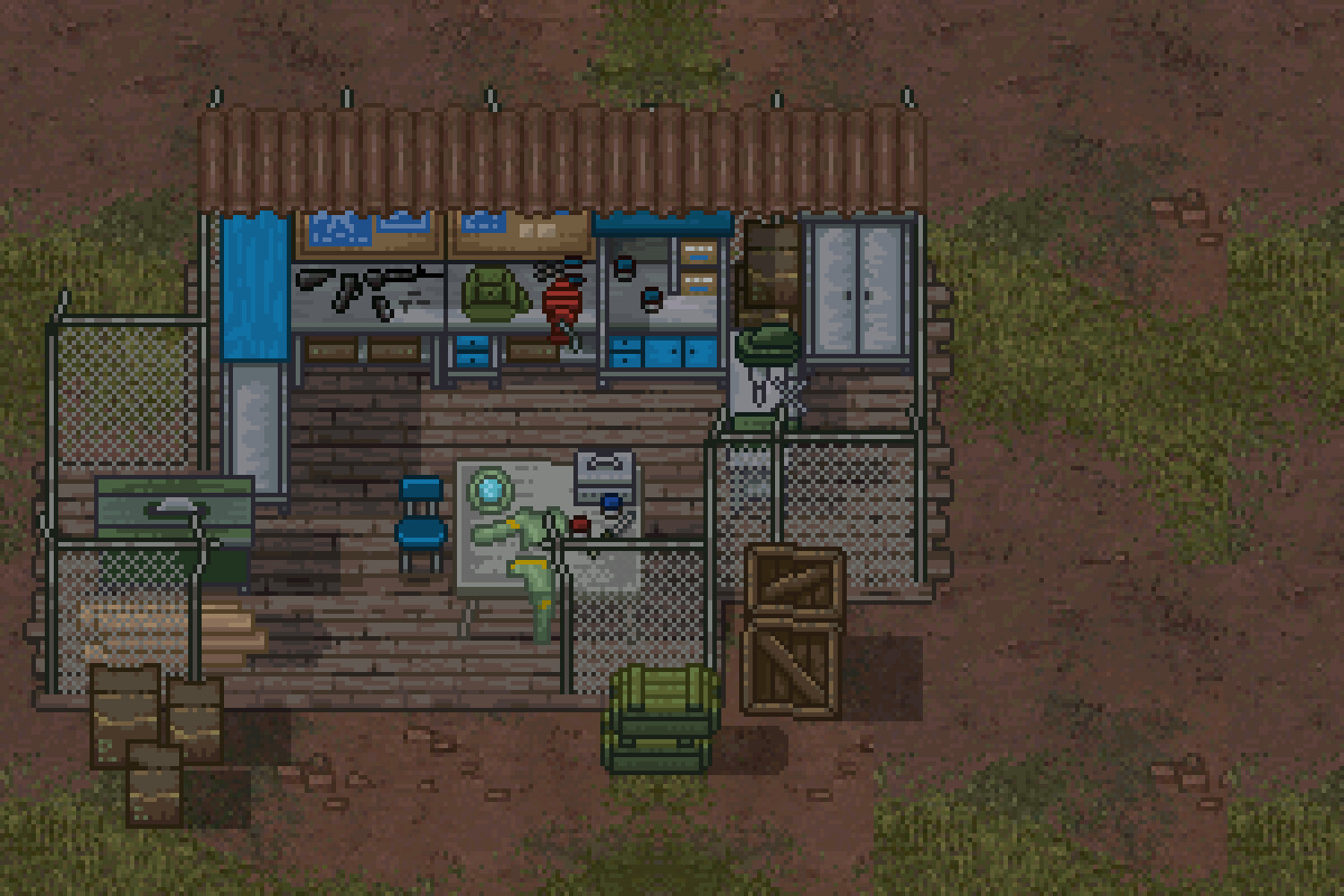 ArtStation - Pixel Art MDZ2 Crafting Workshop Gif Animation