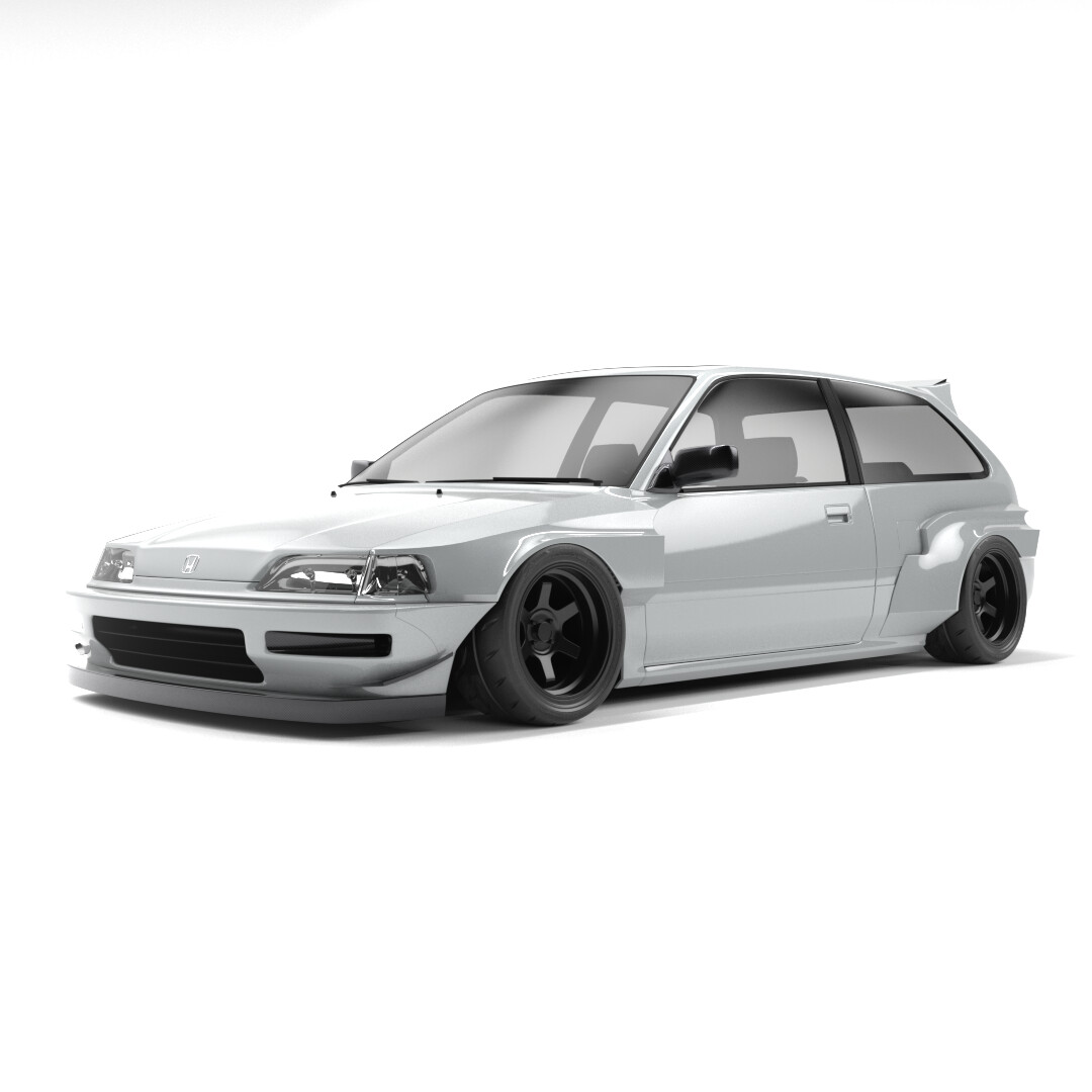 ArtStation - Honda Civic ED7 HAERESIS