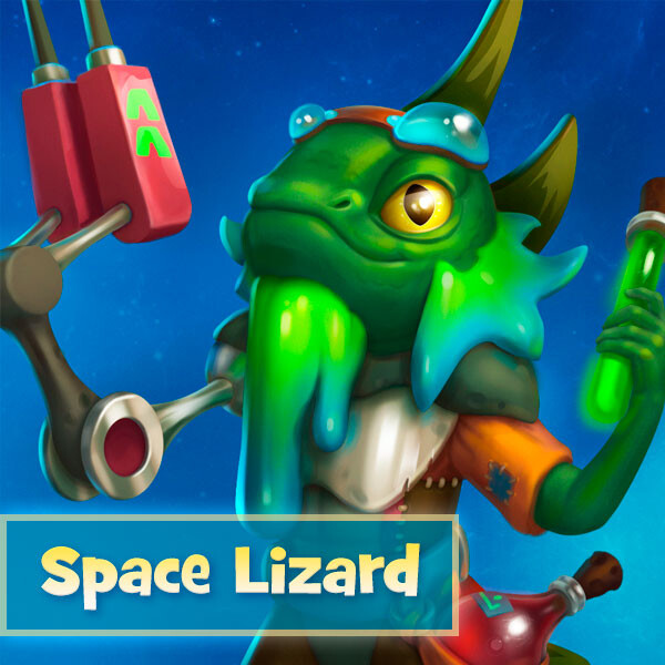 ArtStation - Neil. The space lizard