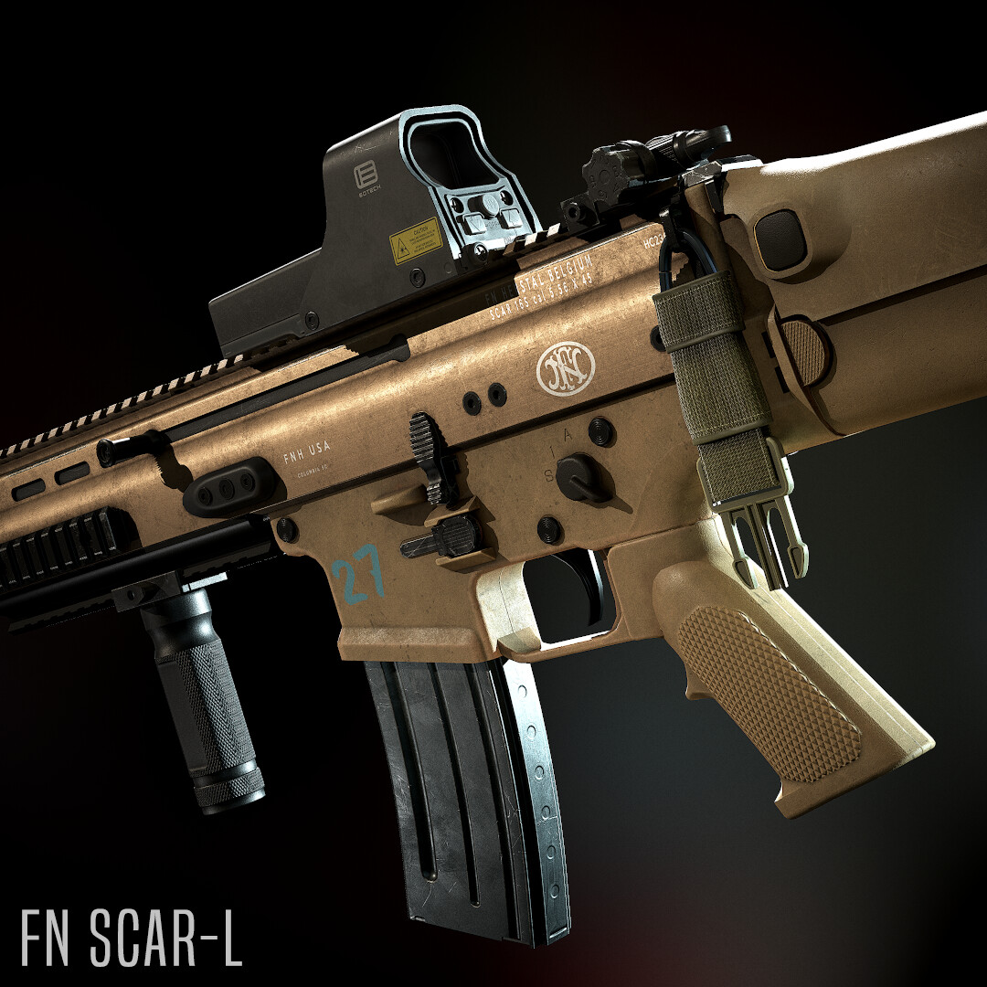 ArtStation - FN Scar-L