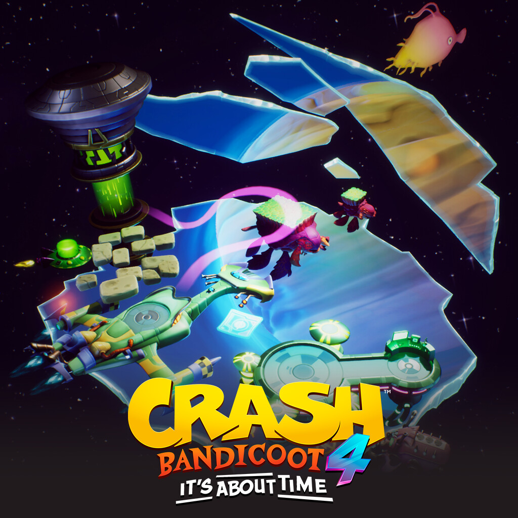 ArtStation - Crash Bandicoot 4 Dimensional Map - Bermugula's Orbit