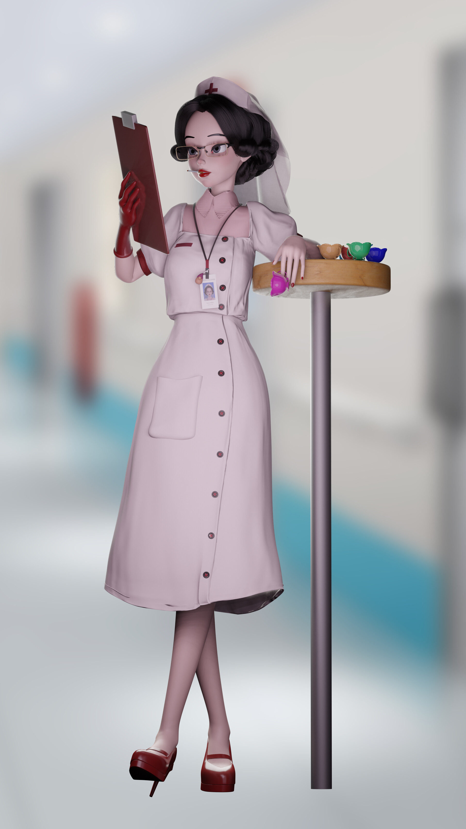 ArtStation - Nurse Snow White