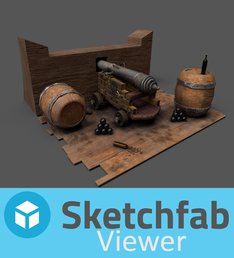 ArtStation - Final Bake Cannon & Texture