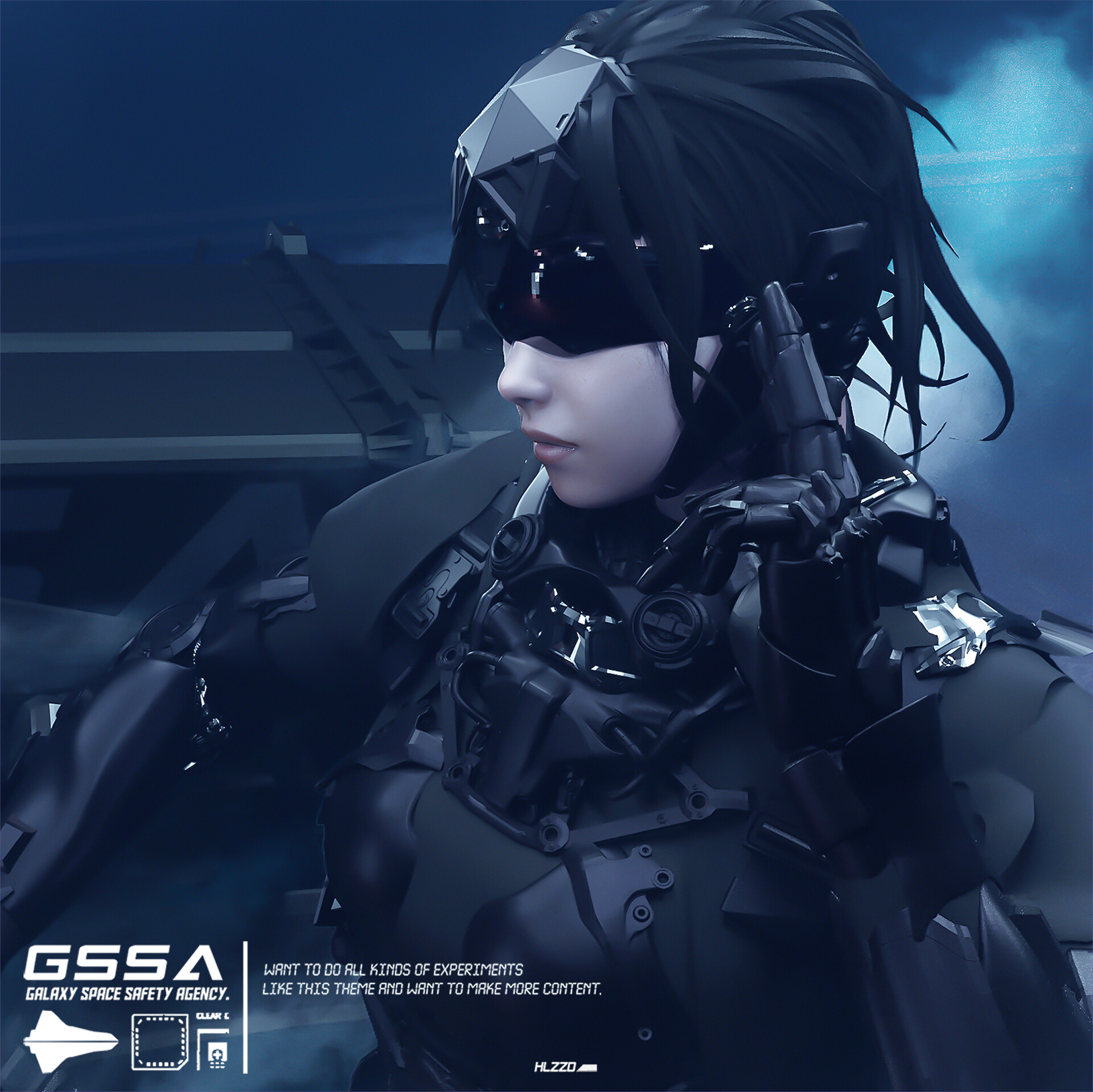 ArtStation - Mecha girl