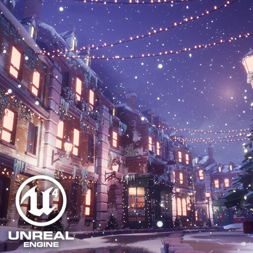 ArtStation - Christmas town