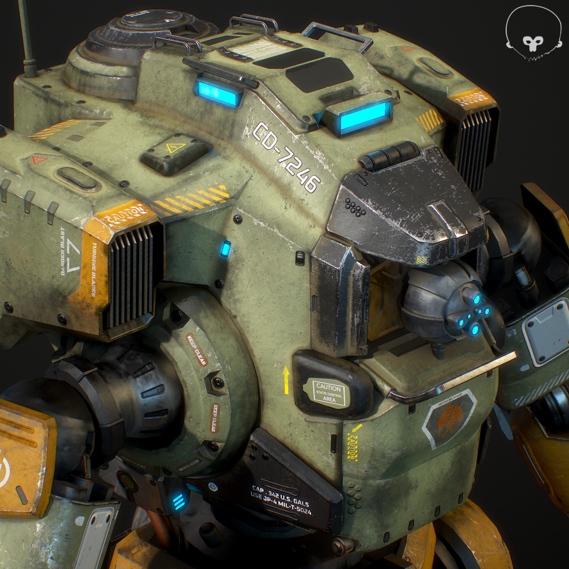 ArtStation - CD-7246 Construction Mech