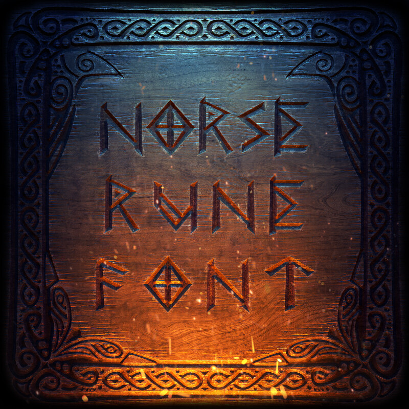 ArtStation - Norse Rune Font