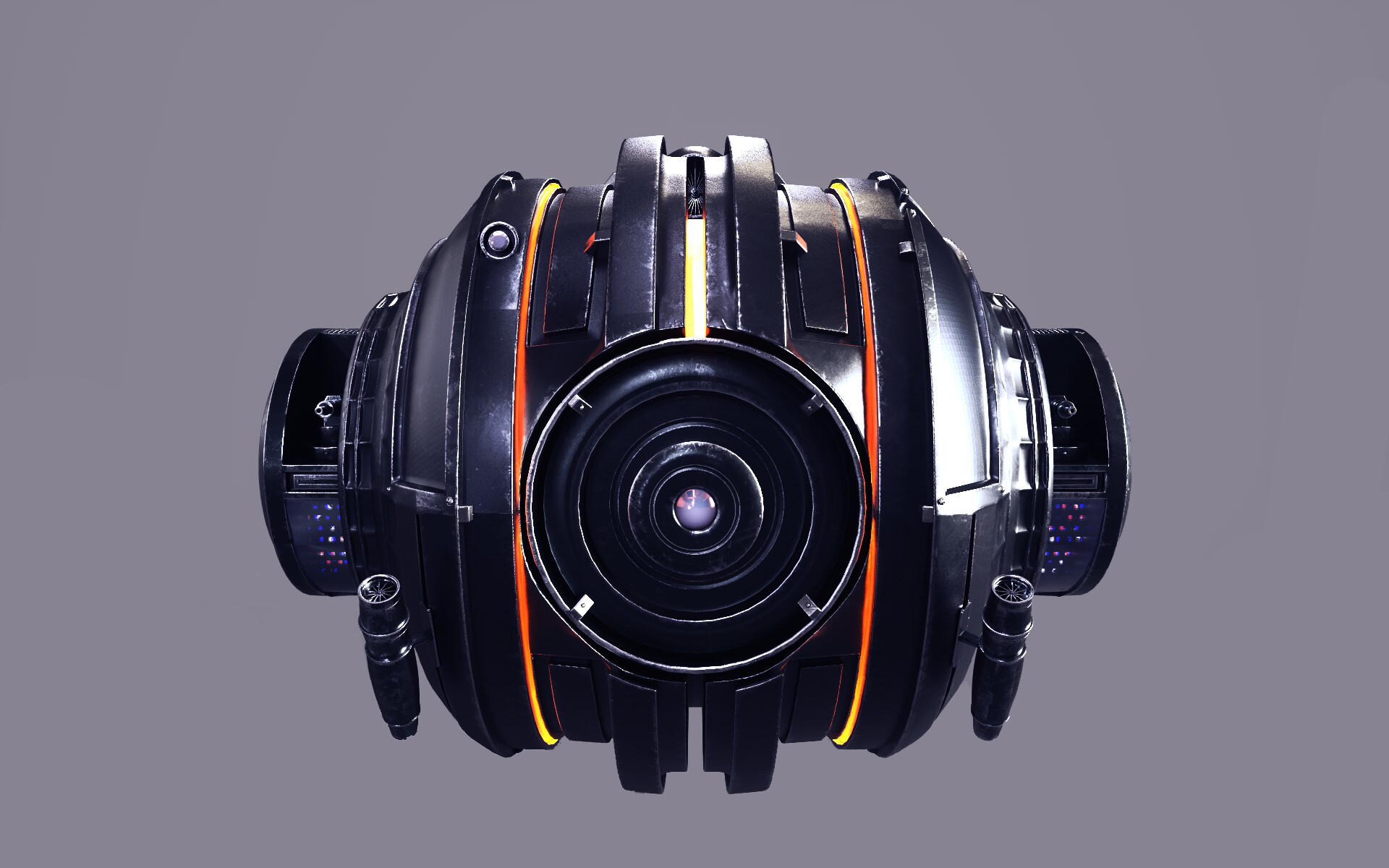 ArtStation - Cyberpunk Police Drone