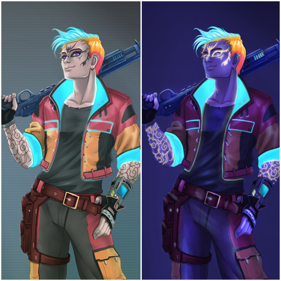 ArtStation - Cyberpunk RED Character