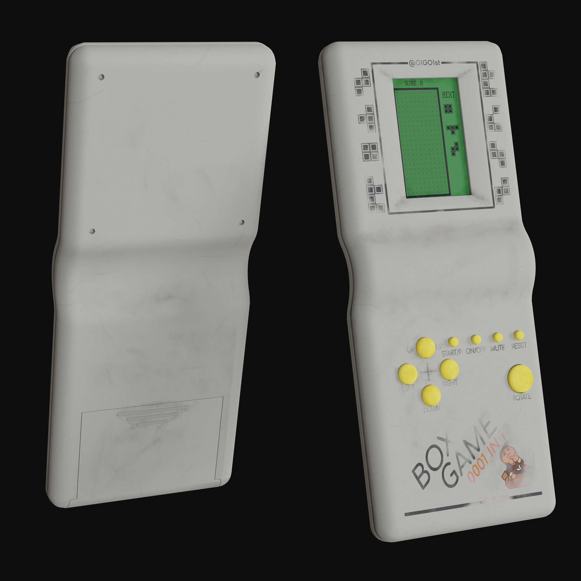 ArtStation - Old Brick Game animation.