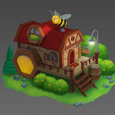 ArtStation - Bee house