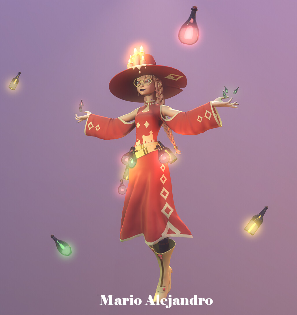 ArtStation - Experienced Red Witch I Fanart