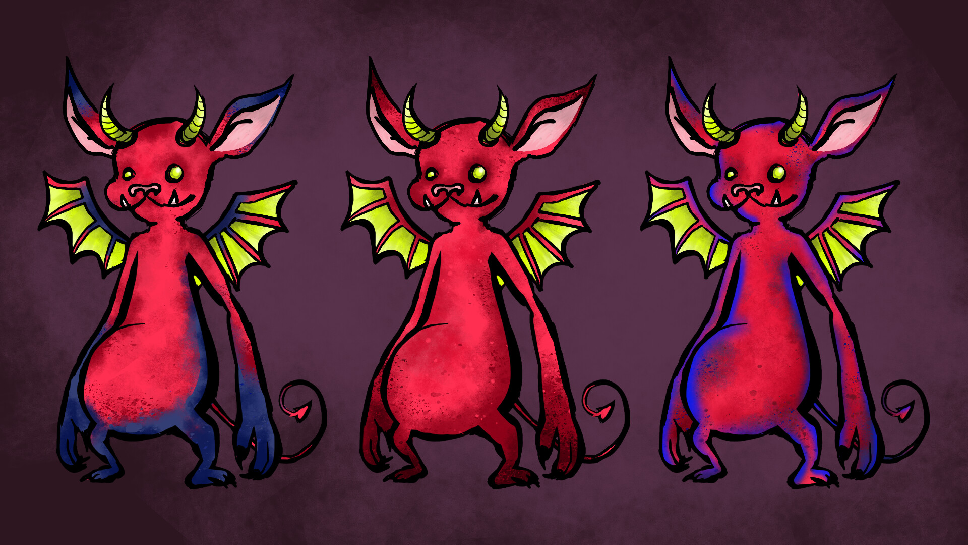 ArtStation - Food stealing demon for "Hells Kitchen"