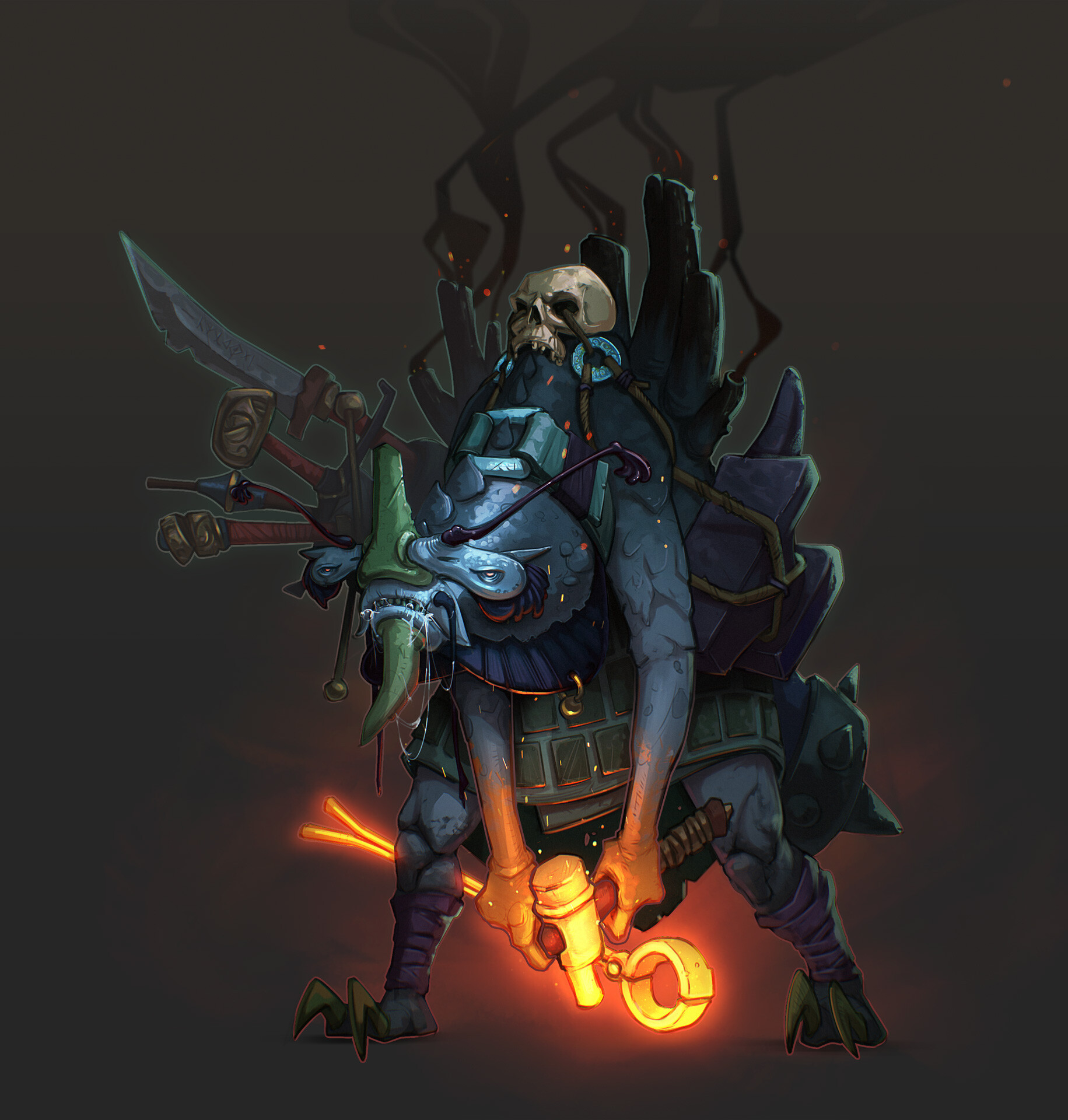 ArtStation - Blacksmith creature