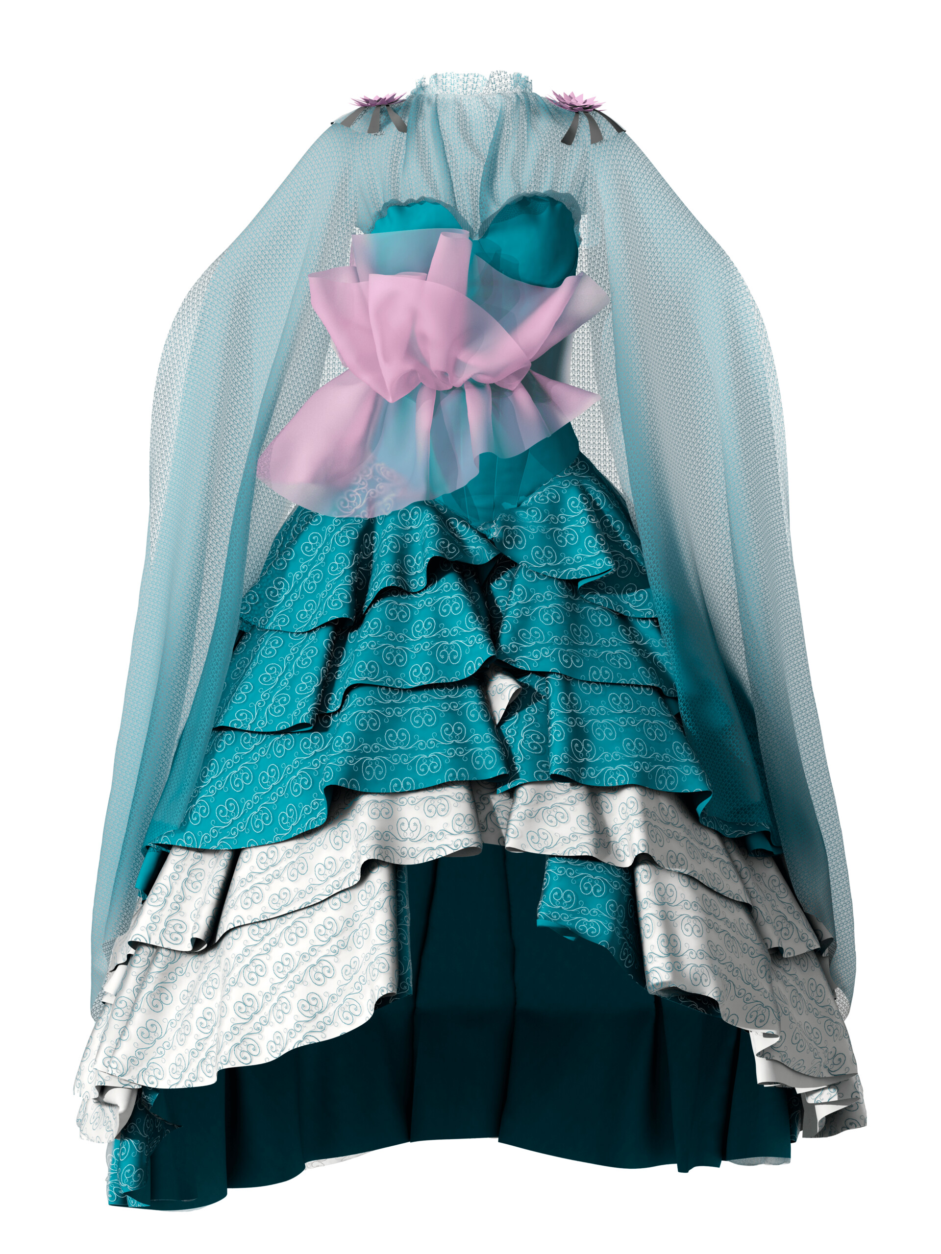 ArtStation - Magical priestess stage costume (Original design)