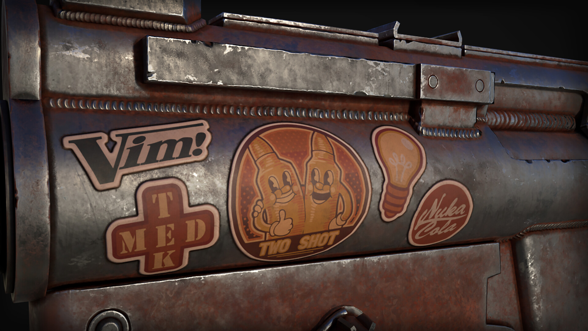 ArtStation - Fallout 4 - Legendary stickers