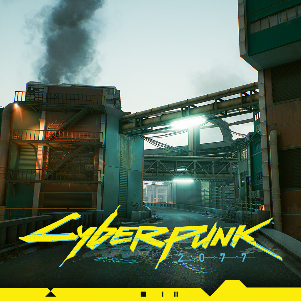 ArtStation - All Foods Factory & North Industrial - Cyberpunk 2077