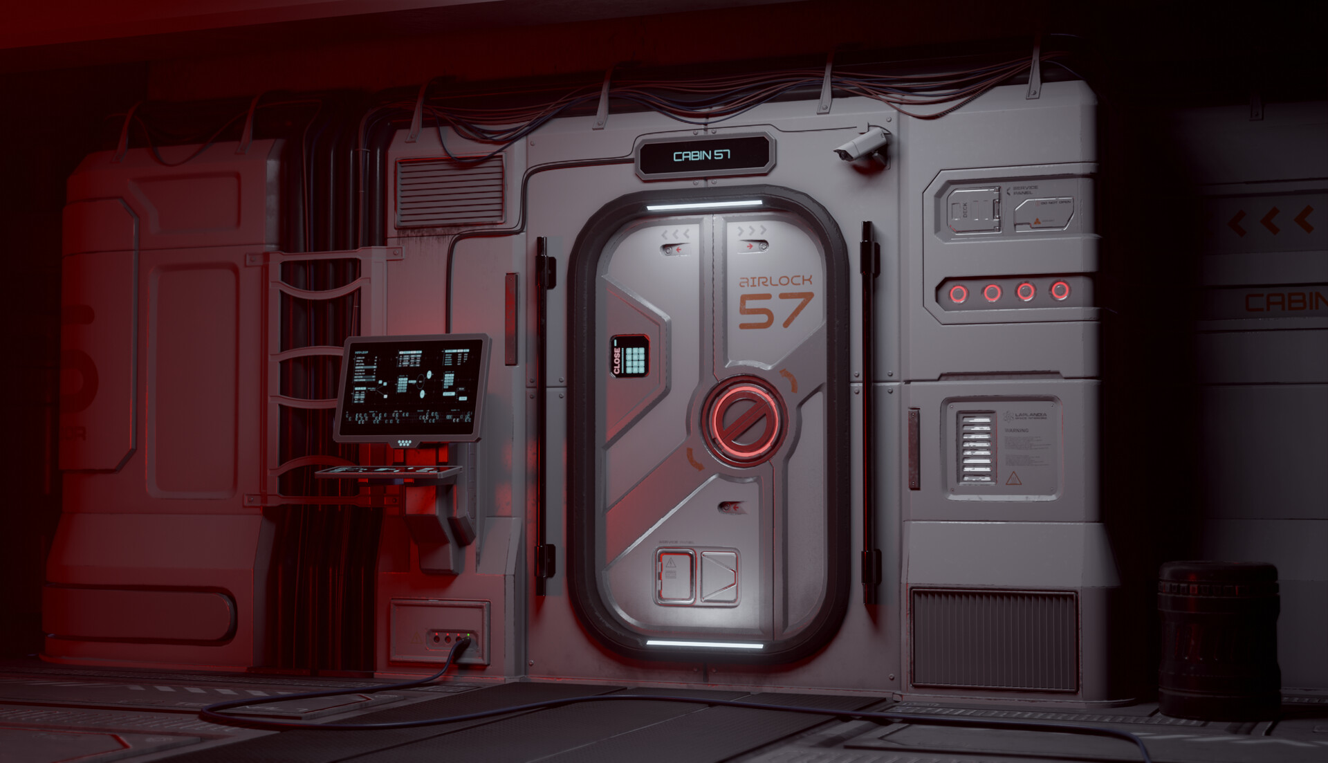 ArtStation - Sci-Fi door