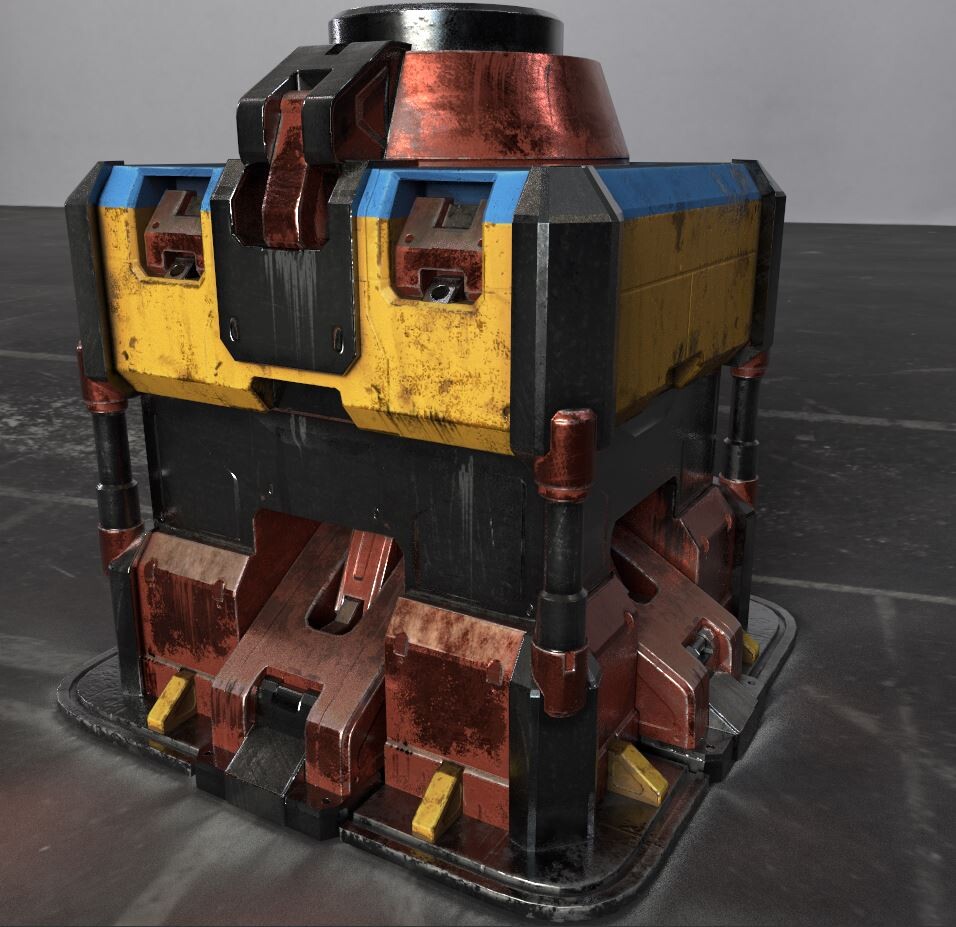 ArtStation - Futuristic Crate