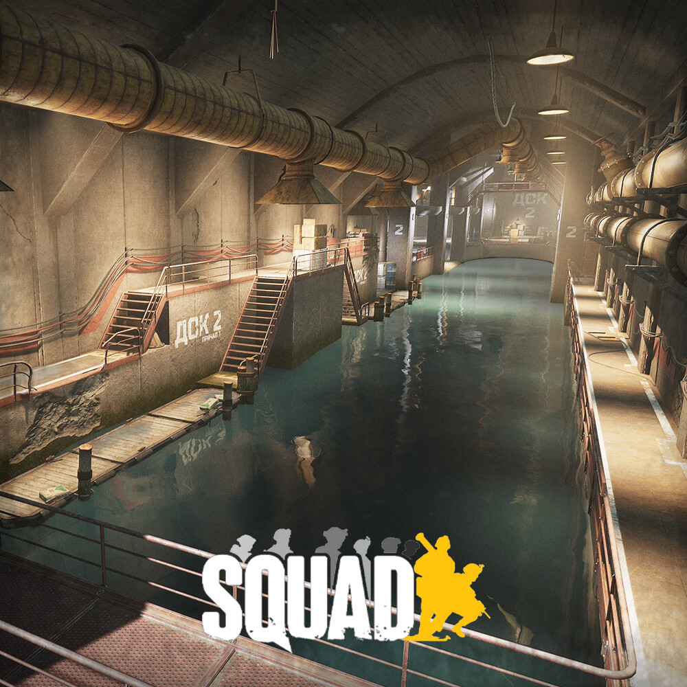 ArtStation - Squad | Soviet Submarine Pen