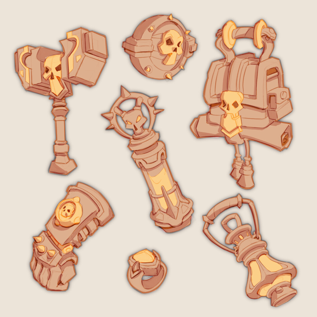 ArtStation - Props Sketching