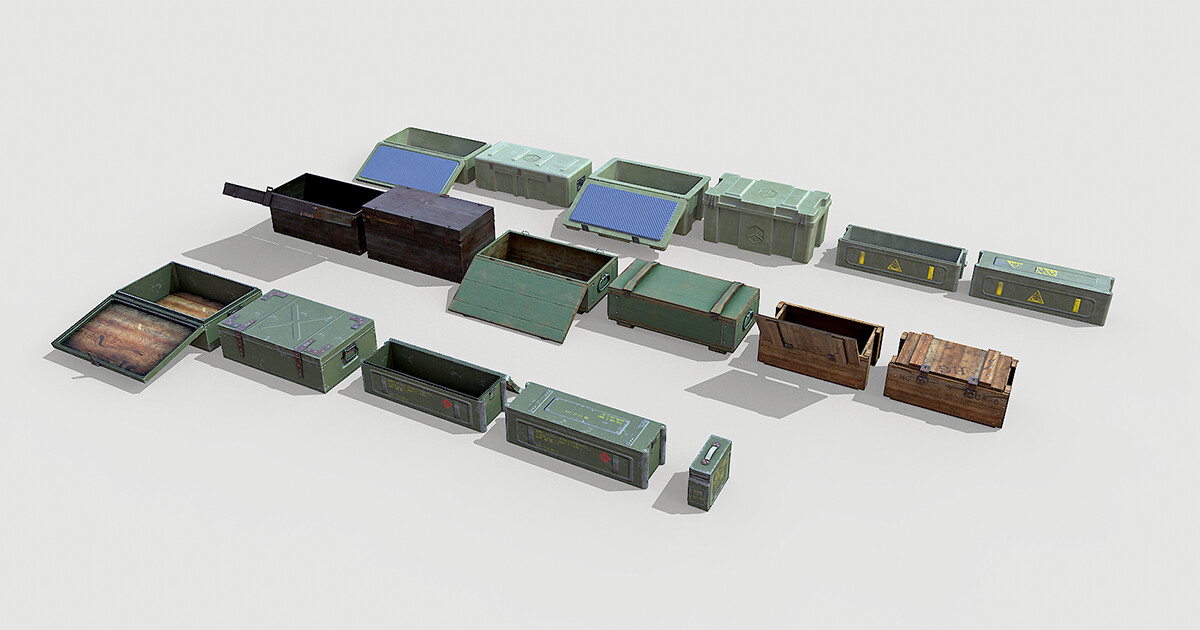 ArtStation - Weapon Loot Boxes