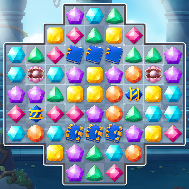 ArtStation - Gems Match Game