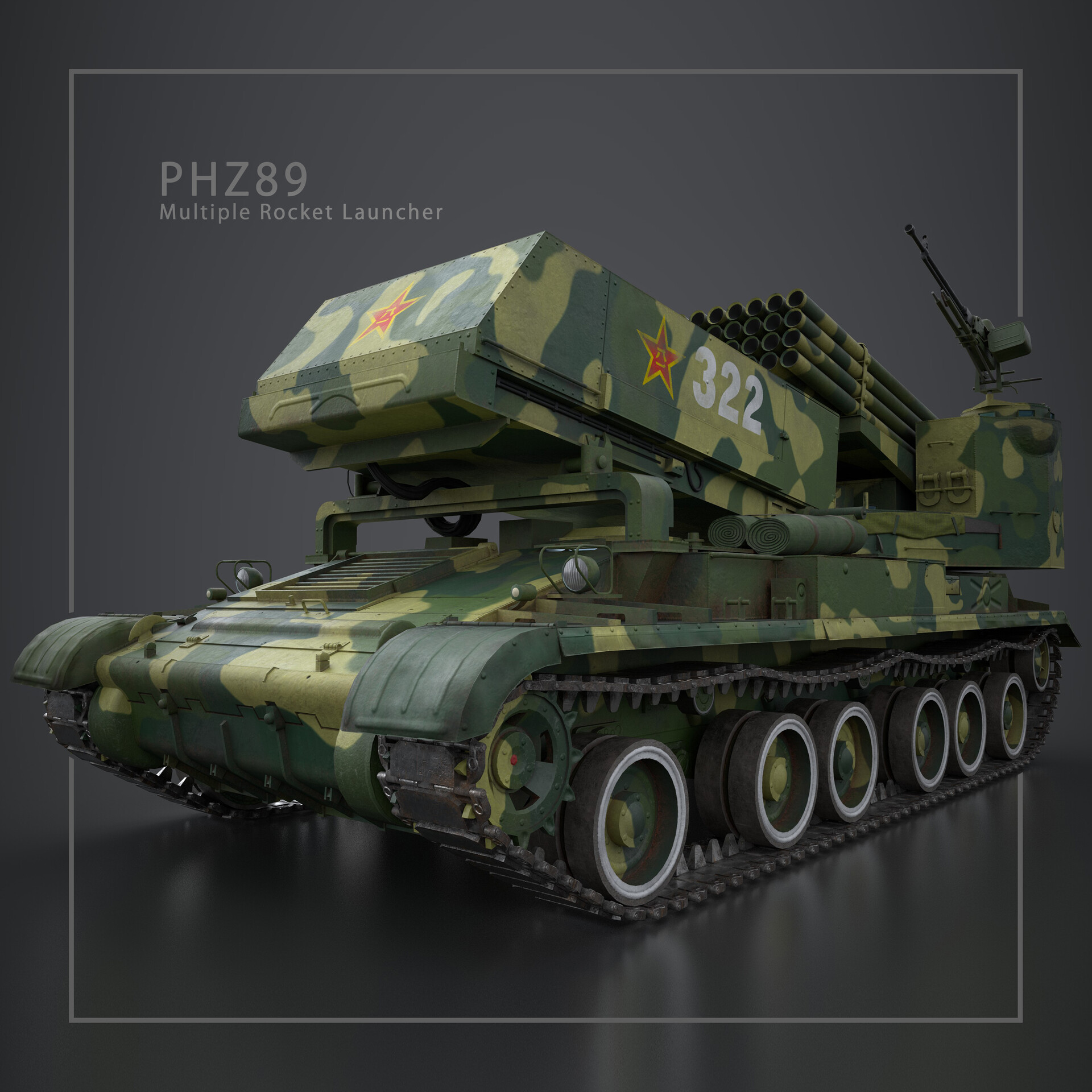 ArtStation - PHZ89 (Multiple Rocket Launcher)