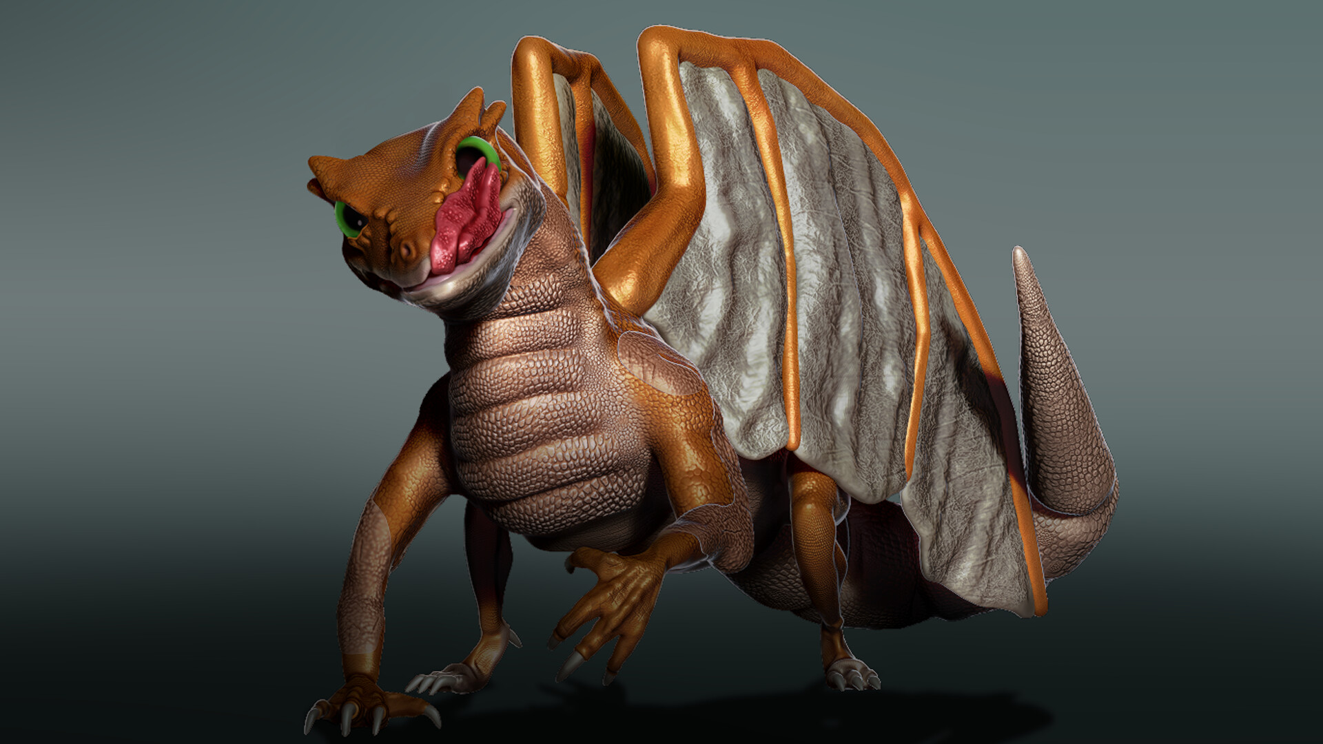 ArtStation - Gecko Dragon