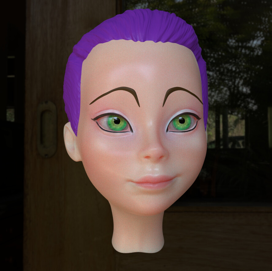 ArtStation - Princess - Facial rigging and animation