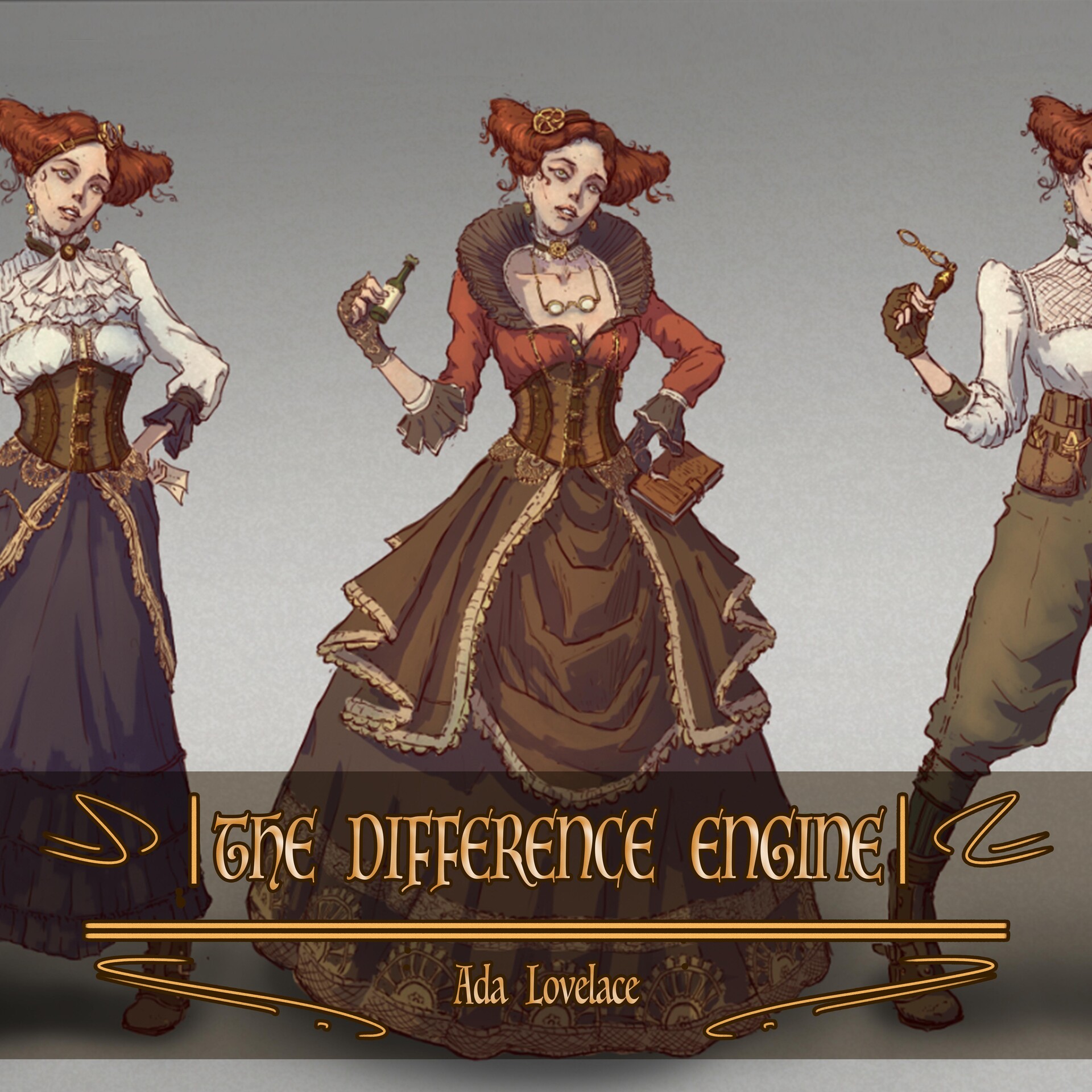 ArtStation - Ada Lovelace- The Difference Engine