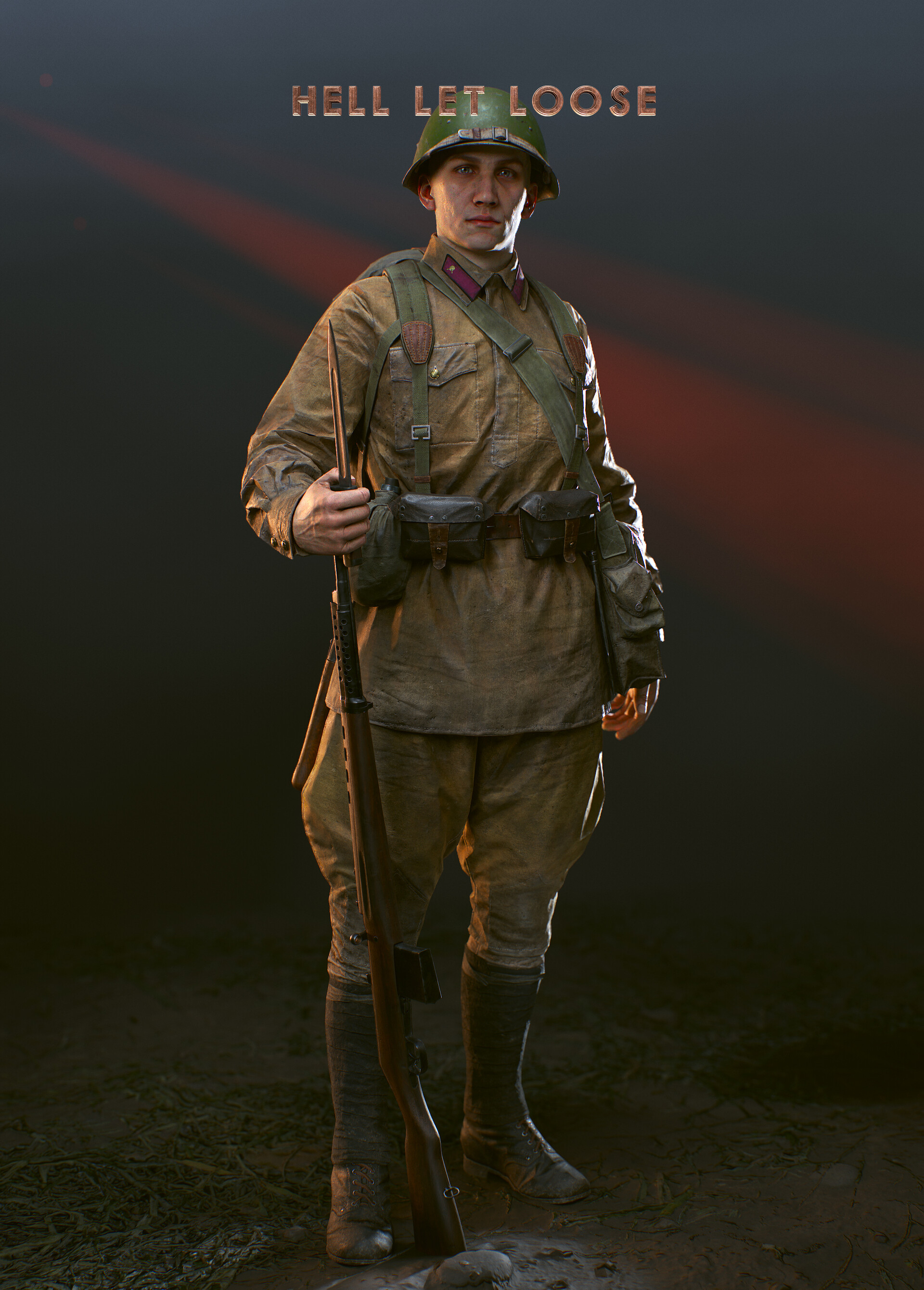 ArtStation - HLL USSR Rifleman and Support