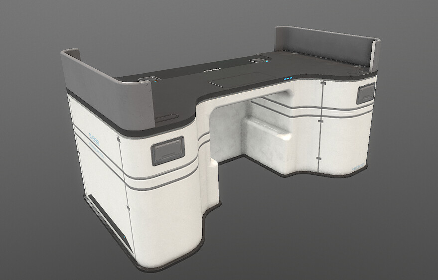 ArtStation - Desk Flipped Normals