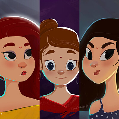 ArtStation - Toony style portraits