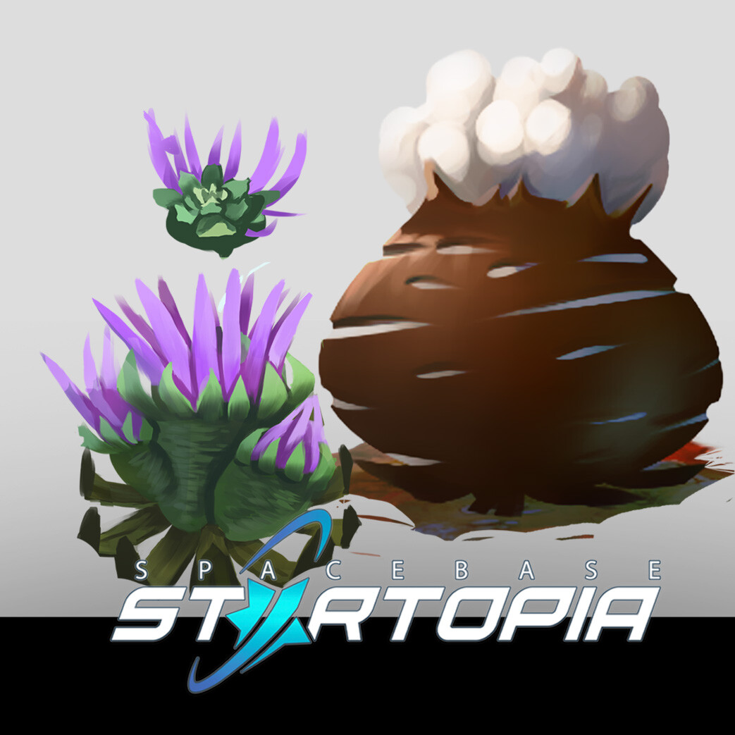 ArtStation - Spacebase Startopia - Various Biomes