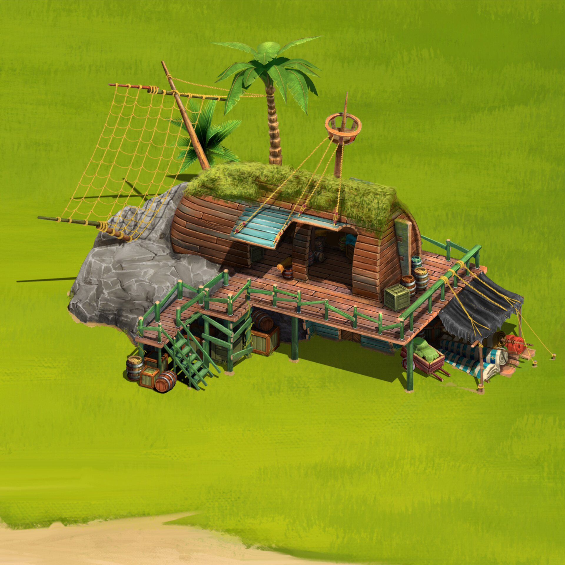 ArtStation - Elly and the Ruby Atlas - Black Market