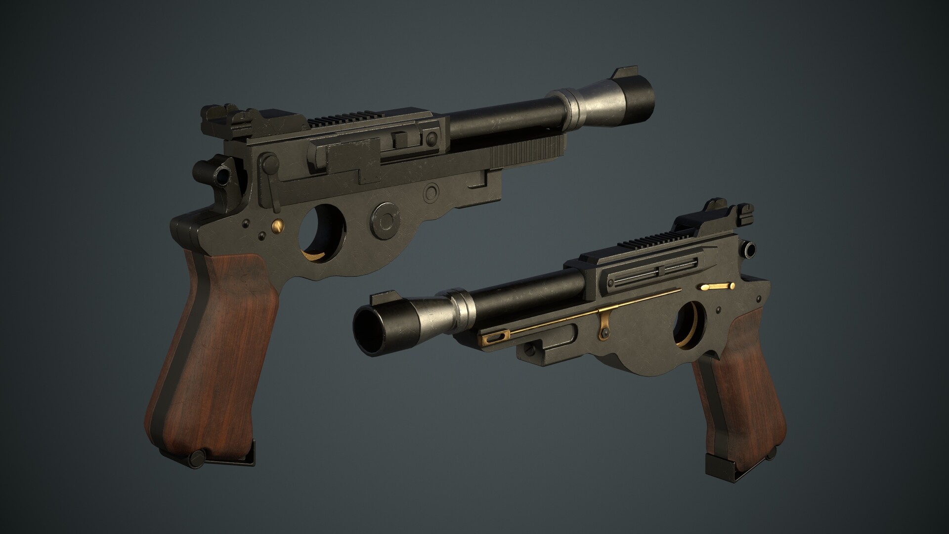 ArtStation - The Mandalorian's blaster