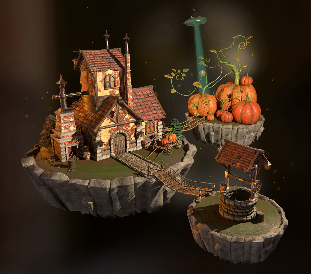 ArtStation - Летающие острова