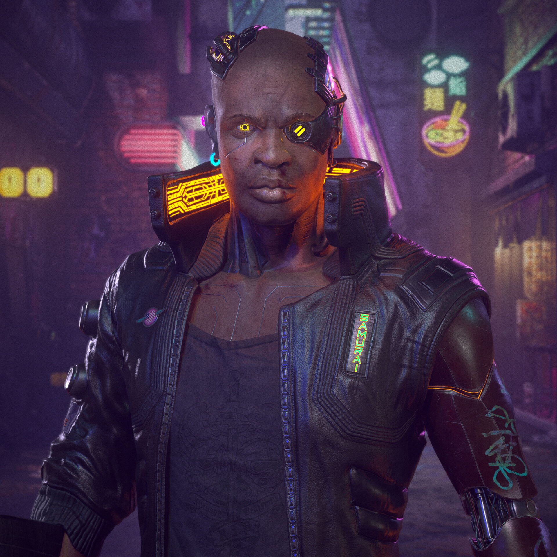 ArtStation - IGOR - Cyberpunk Character