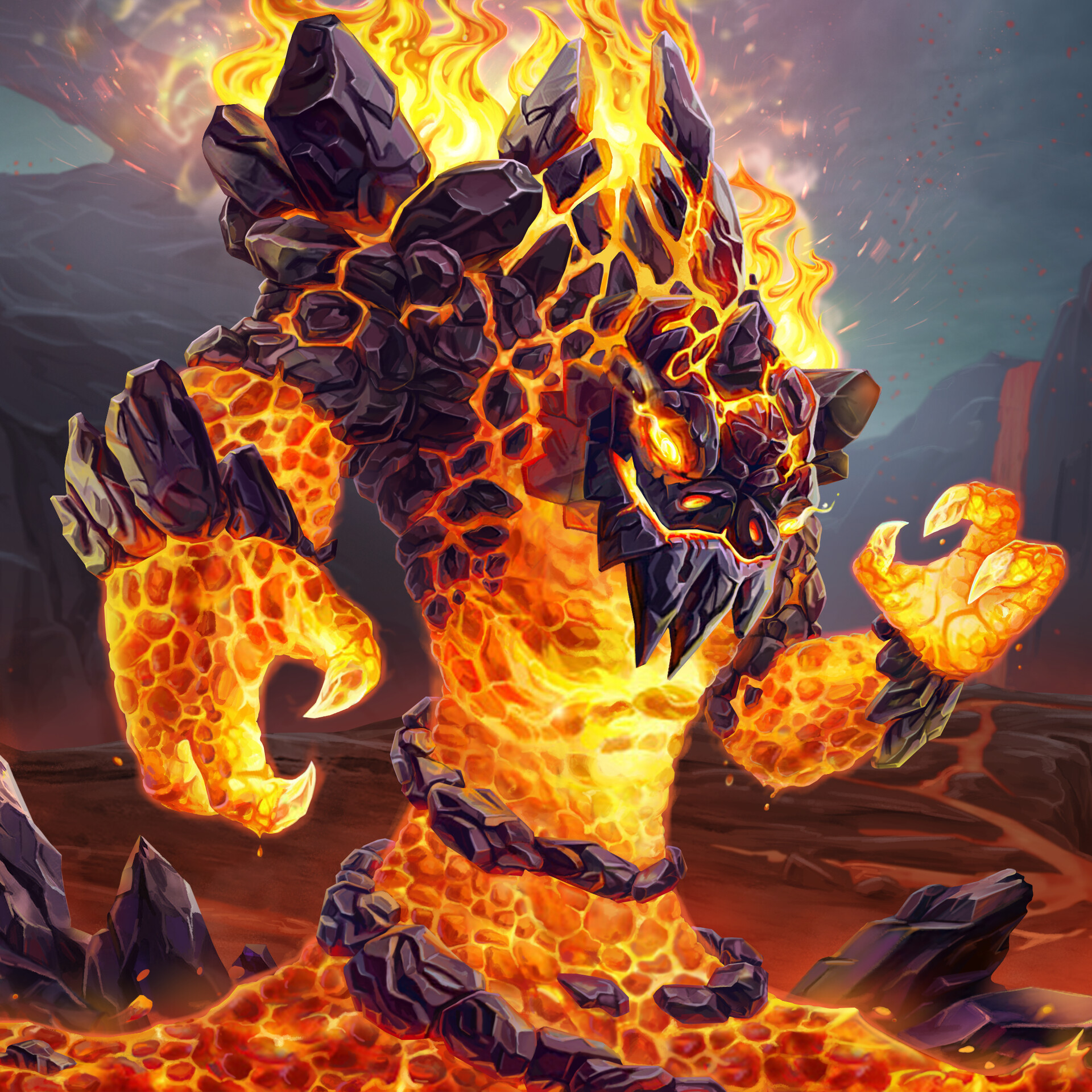 ArtStation - Volcanic elemental